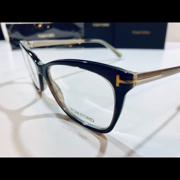 Tom Ford | Accessories | Tom Ford Eyeglasses Dark Brown W Gold New 52mm ...